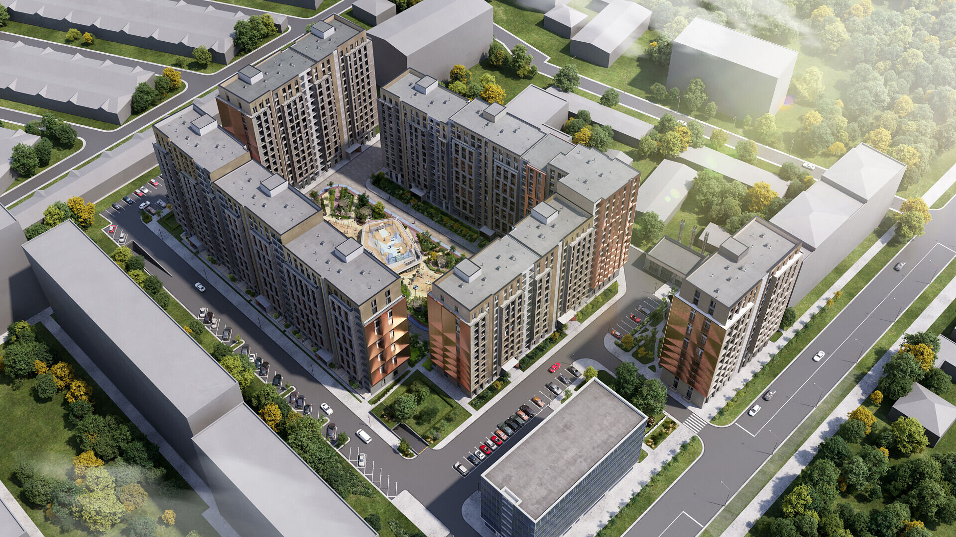 Mirzo Ulugbek Residential Complex in Tashkent, Uzbekistan | ENECA Portfolio