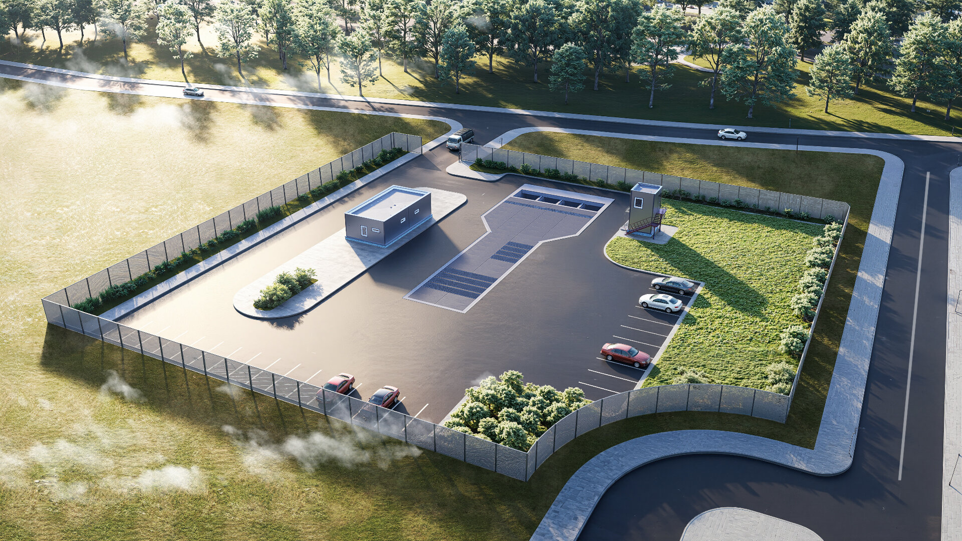 Snow-melting stations in Minsk: ENECA portfolio
